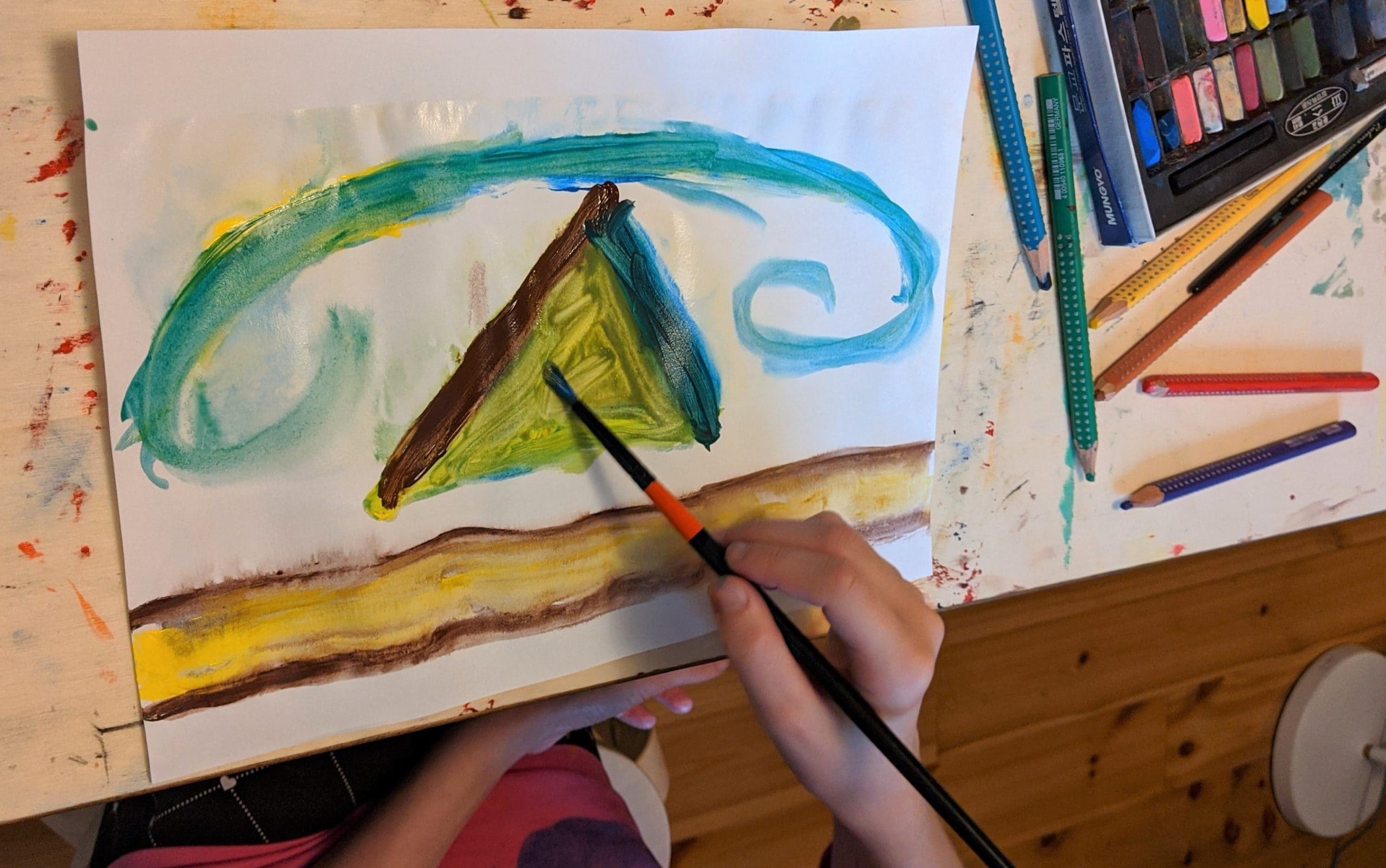 Malkurs Bremen 👩‍🎨 🎨 🖌️ im Atelier von Su Hyun Kim 🖼️